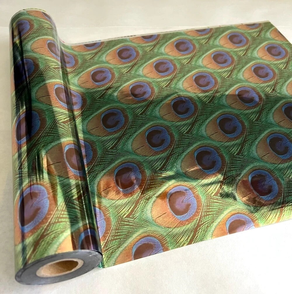 Peacock Metallic Foil – The Painterly Colorado